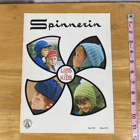 Spinnerin | Office | Vintage 971 Spinnerin 212 Lids For Kids Knit 12pg ...